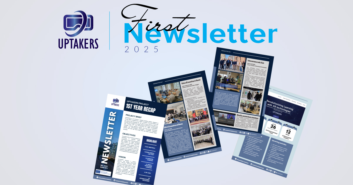 Uptakers Newsletter n°1 – First Year Recap is now available ...